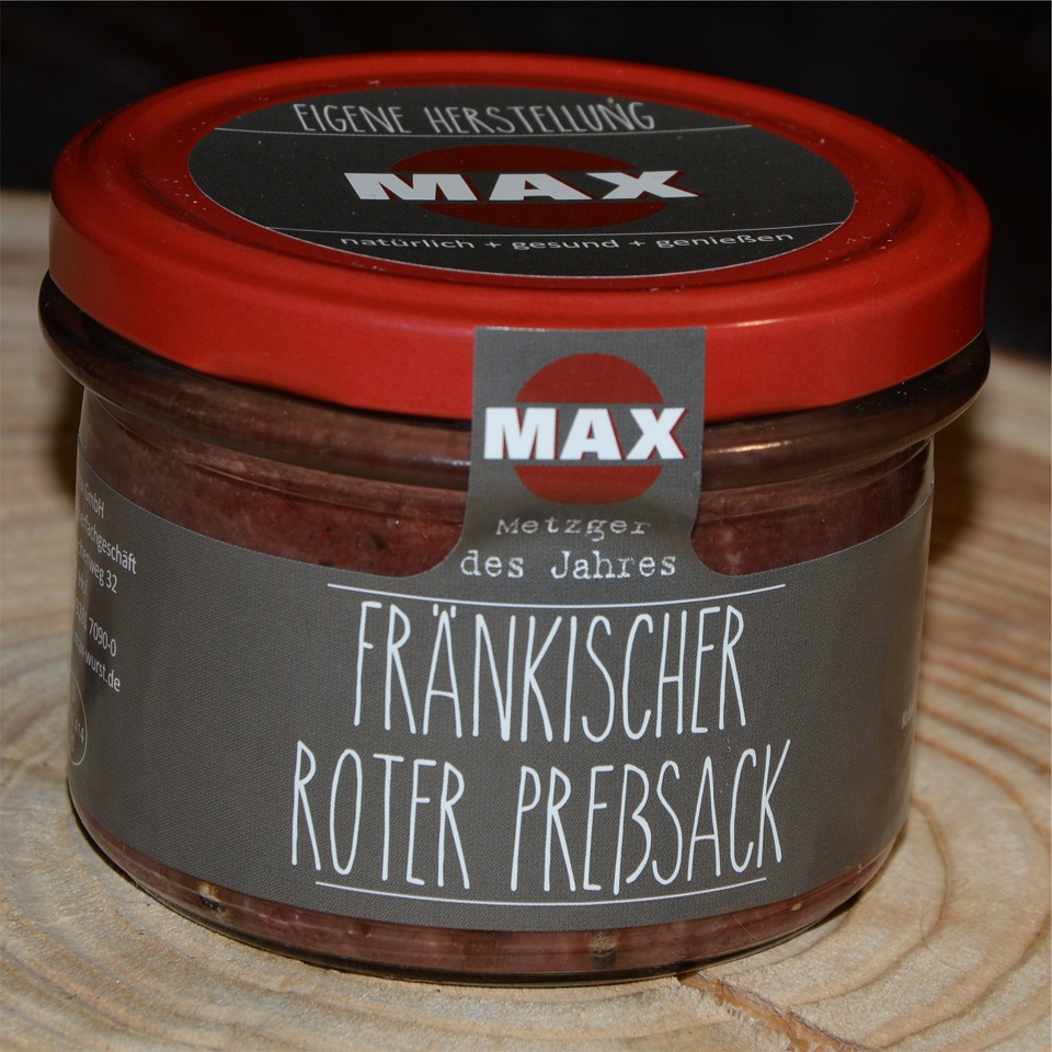 Fränkischer Roter Preßsack (200g Glas) online kaufen | Fränkischer ...